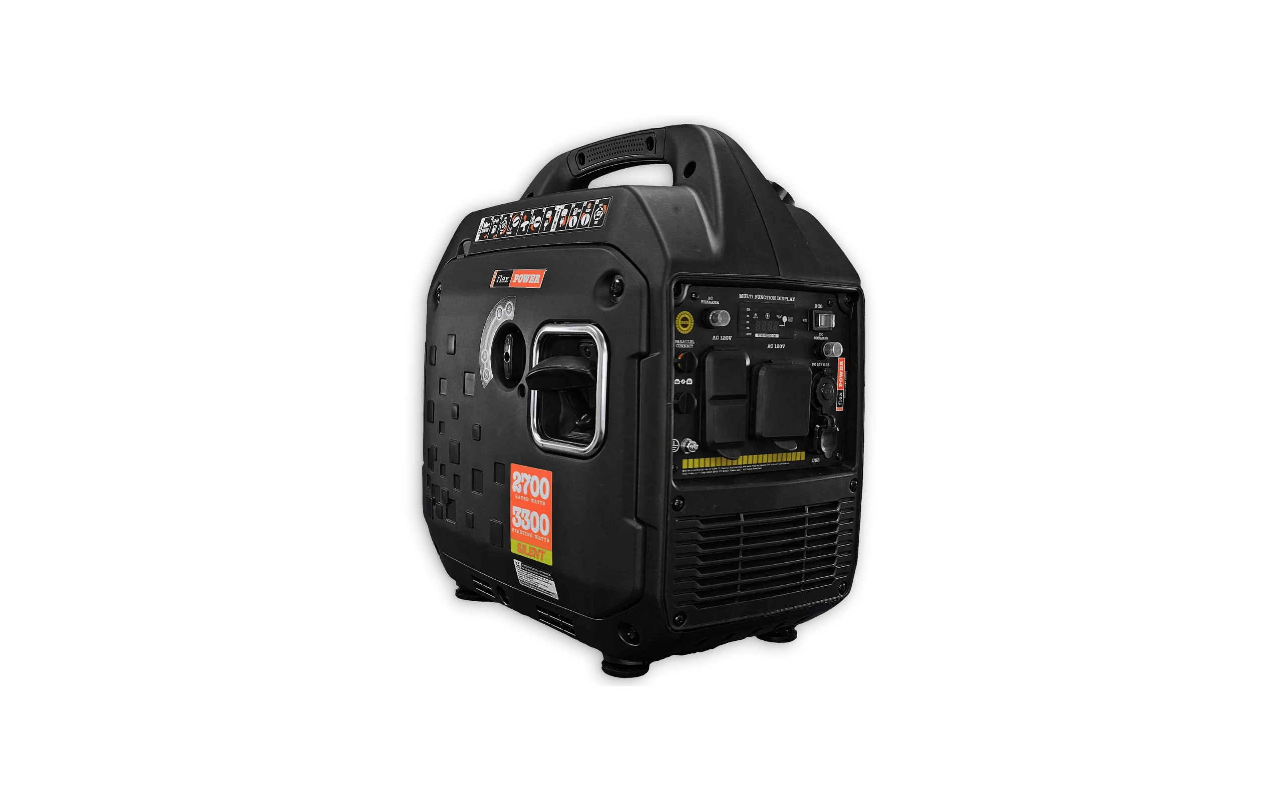 Flex Power 3300i Silent Portable Inverter Generator for RVs - Redlands ...